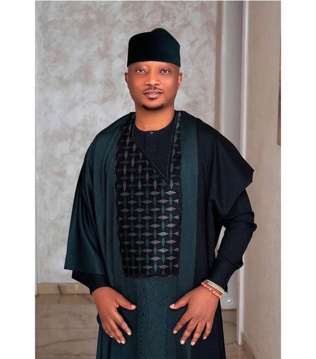 Solid African Agbada. 3 Piece/ African Clothing for Men/wedding Suit ...