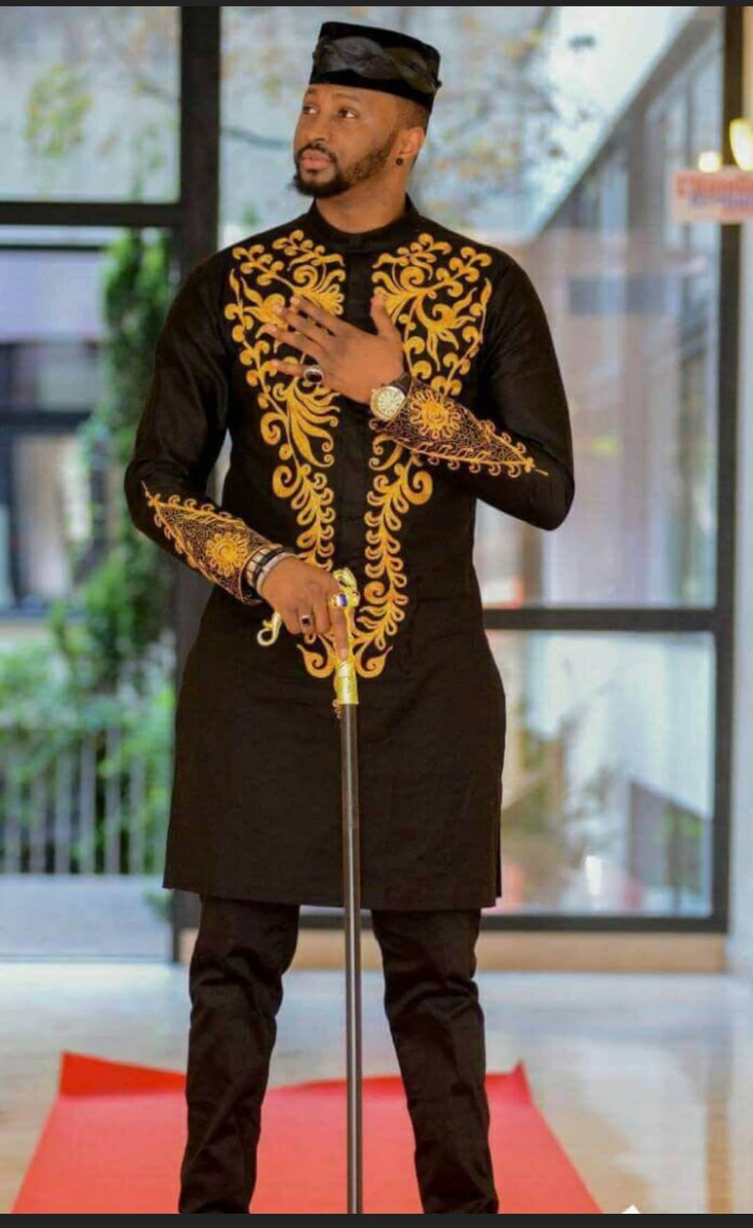 Item 036 _ Laide African Men Shirt and Matching Pant Set/ Groomen's ...