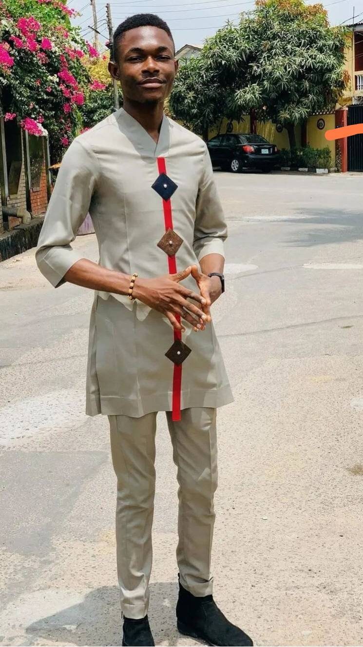 Salami African Men Shirt and Matching Pant Set/african - Etsy