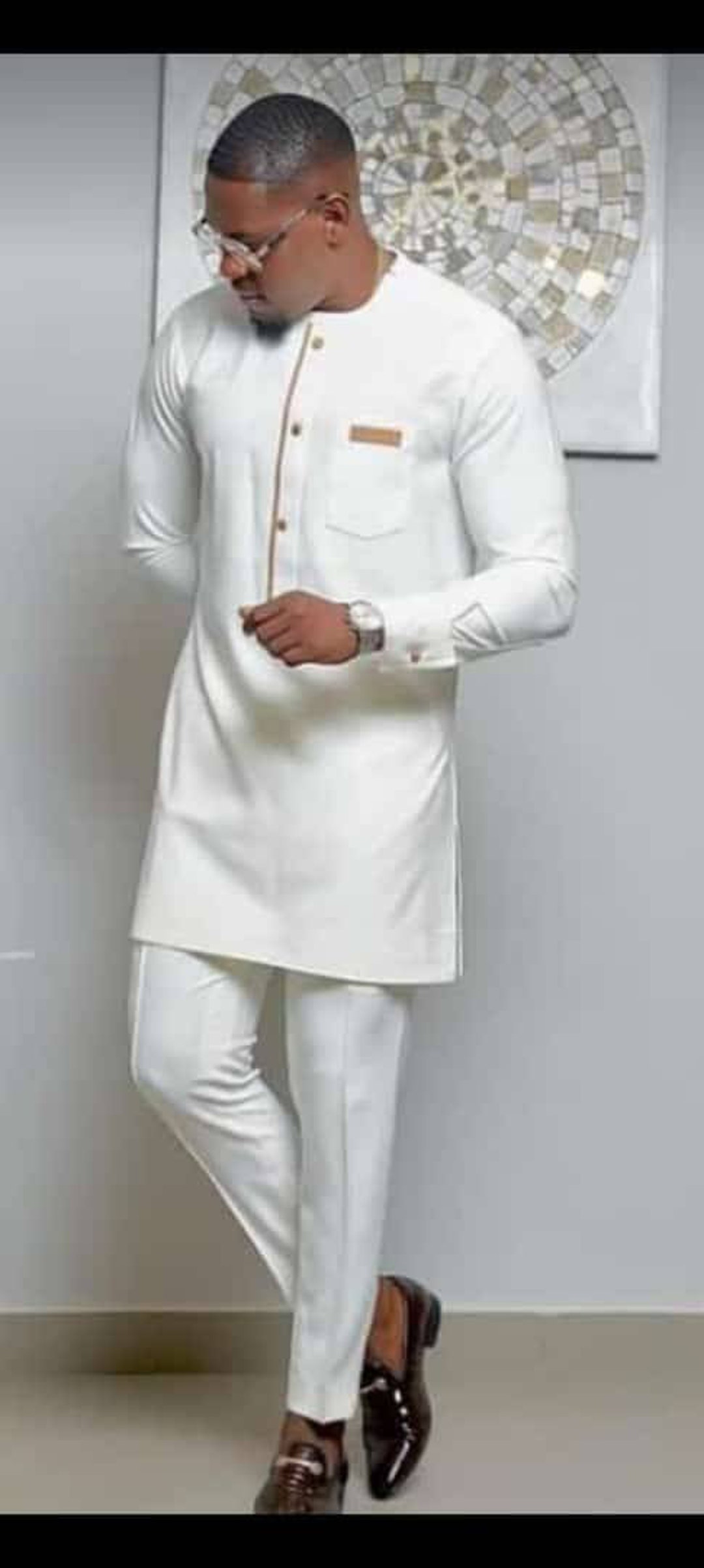 Bobo African Men Shirt and Matching Pant Set/african Men Clothing ...