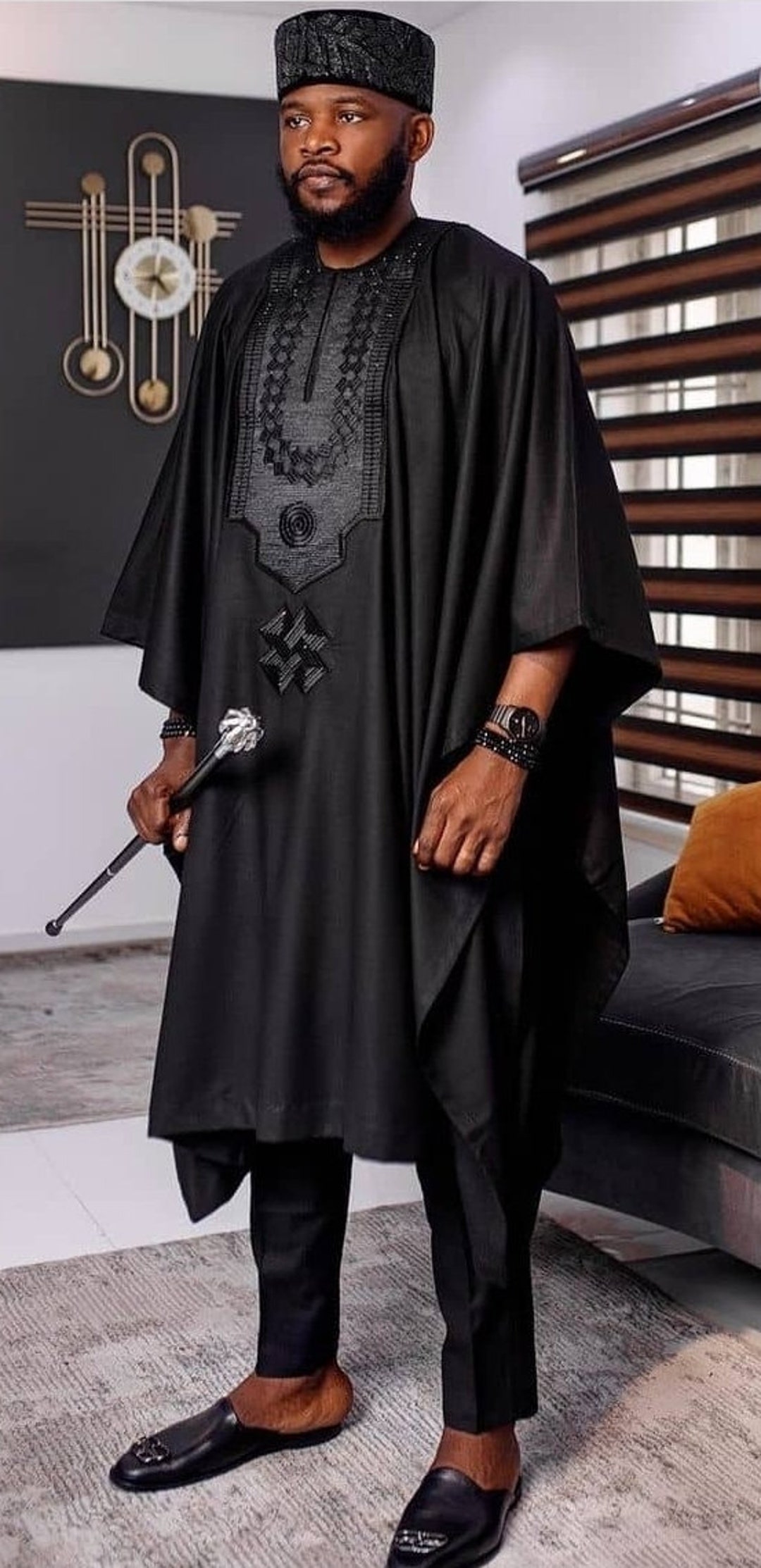 Iyin African Men Agbada, 3 Piece Set/african Men Clothing/wedding Suit ...