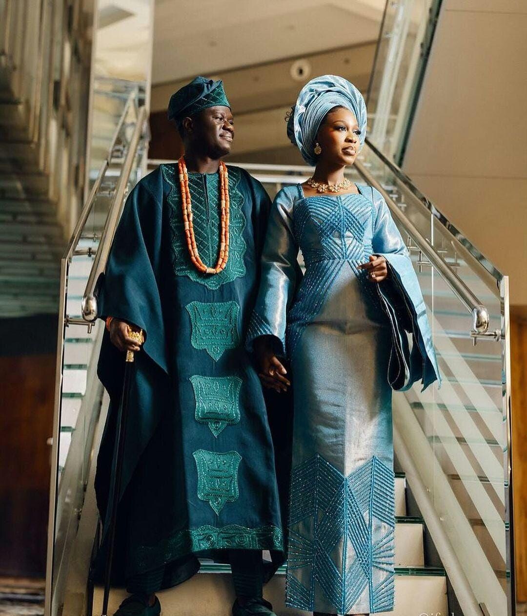 Adecute Couples Outfit, Traditional Suit, Couples Engagement Clothing ...