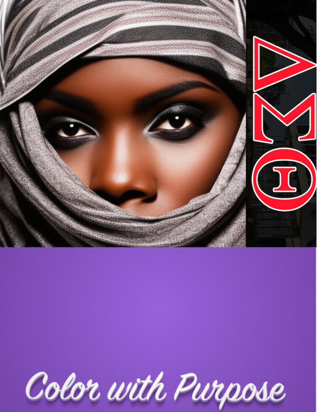 Delta Sigma Theta Color With Purpose Woman - Etsy