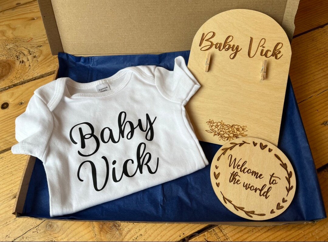 Baby Scan Board // First Scan Picture Frame // Baby Keepsake // Baby ...