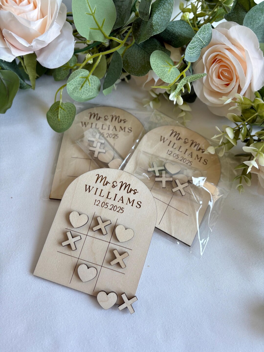 Wedding Favours / Wedding Games / Wedding Tic Tac Toe / Wedding Table ...