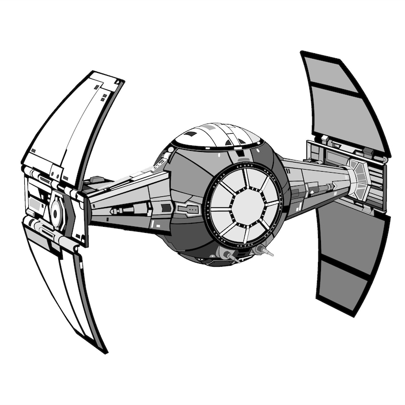 Tie Fighter Decor - Etsy