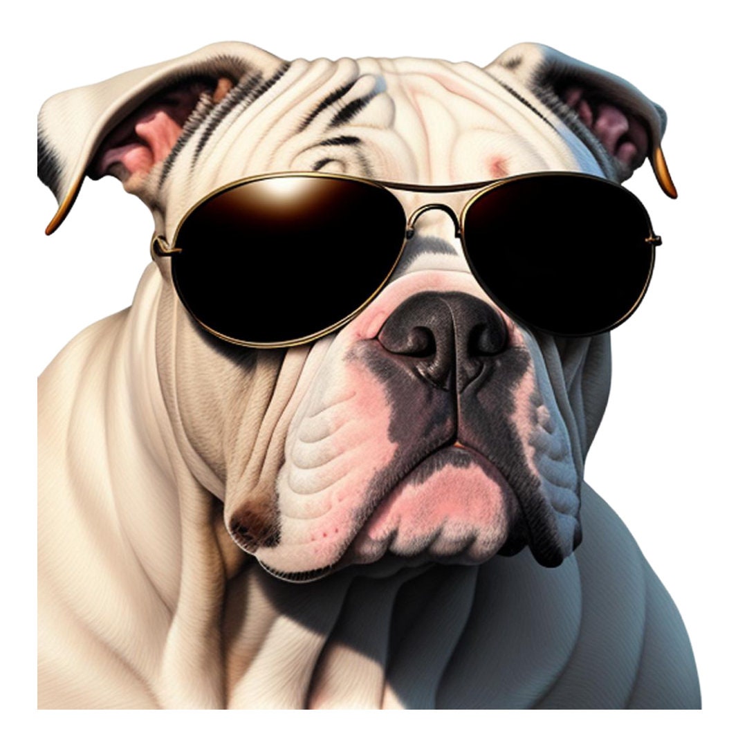 American Bulldog Clipart Avatar Digital Download X 5 Pictures - Etsy