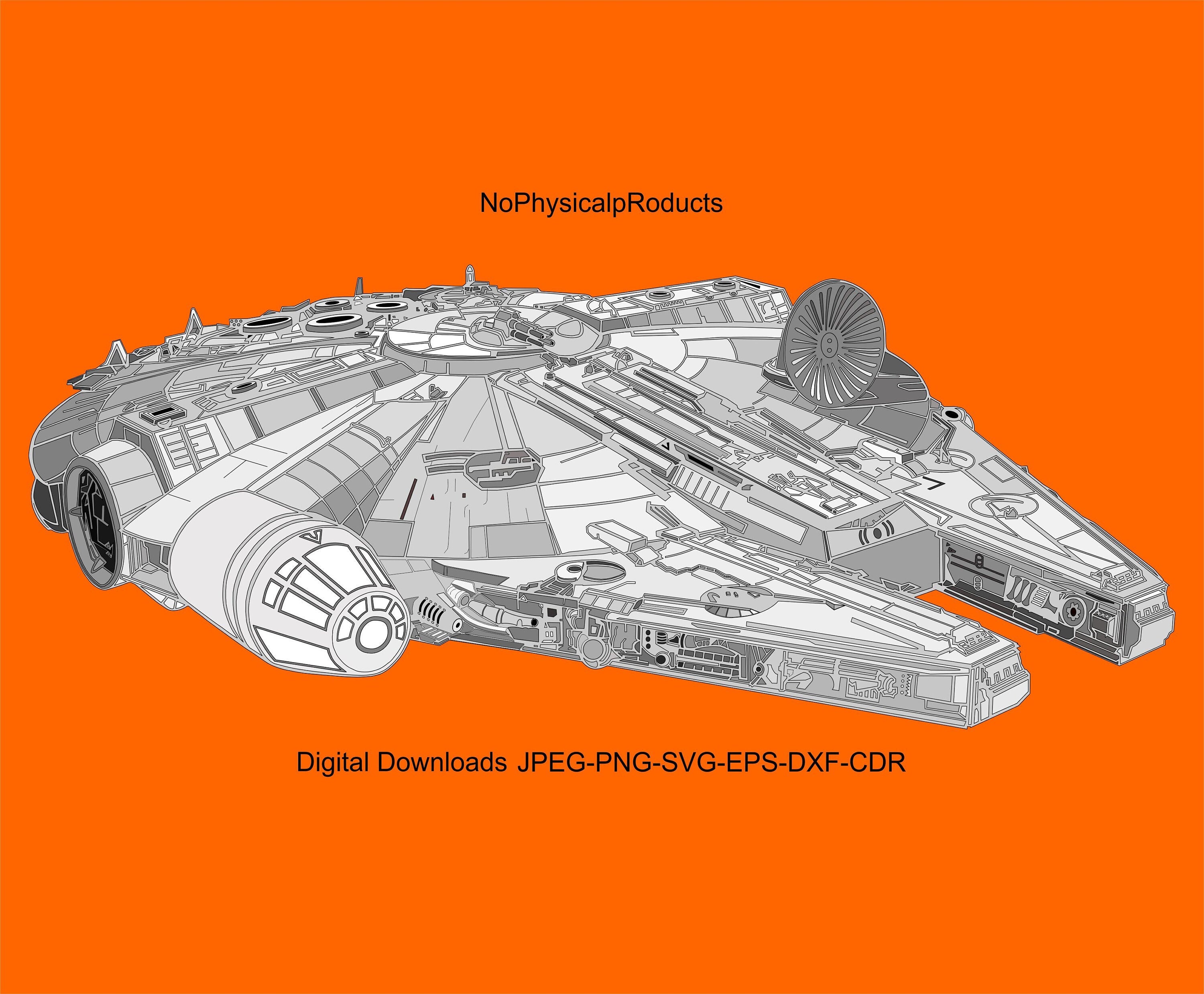 Millennium Falcon Original Sketches