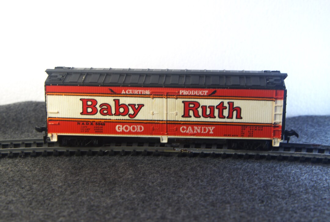 Baby Ruth HO Scale 40ft Boxcar by Tyco - Etsy