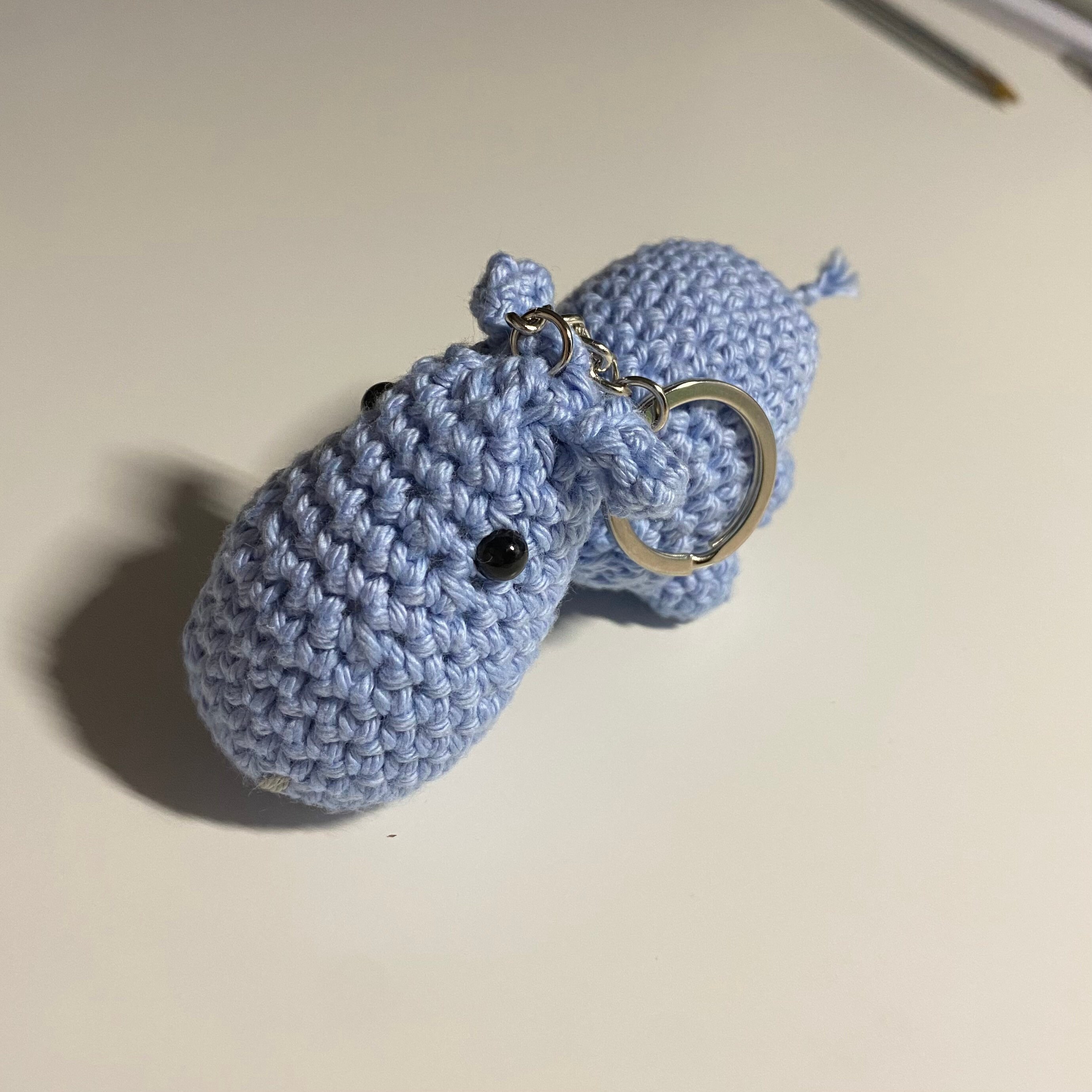 Hippo Keyring Keychain | Etsy UK