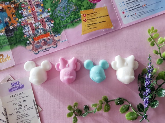 Mickey and Minnie Mouse Soap Set of 4 Gift Disney Soap for - Etsy UK