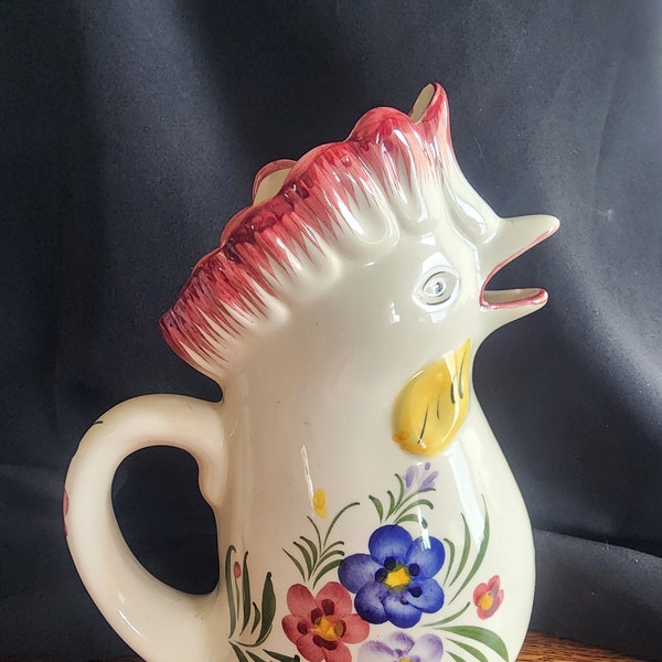 Rooster Pitcher - Etsy