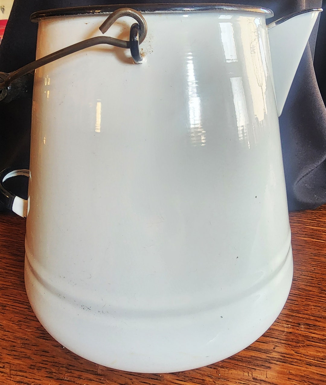 Vincent Large Enamel Coffee Pot Missing Lid - Etsy