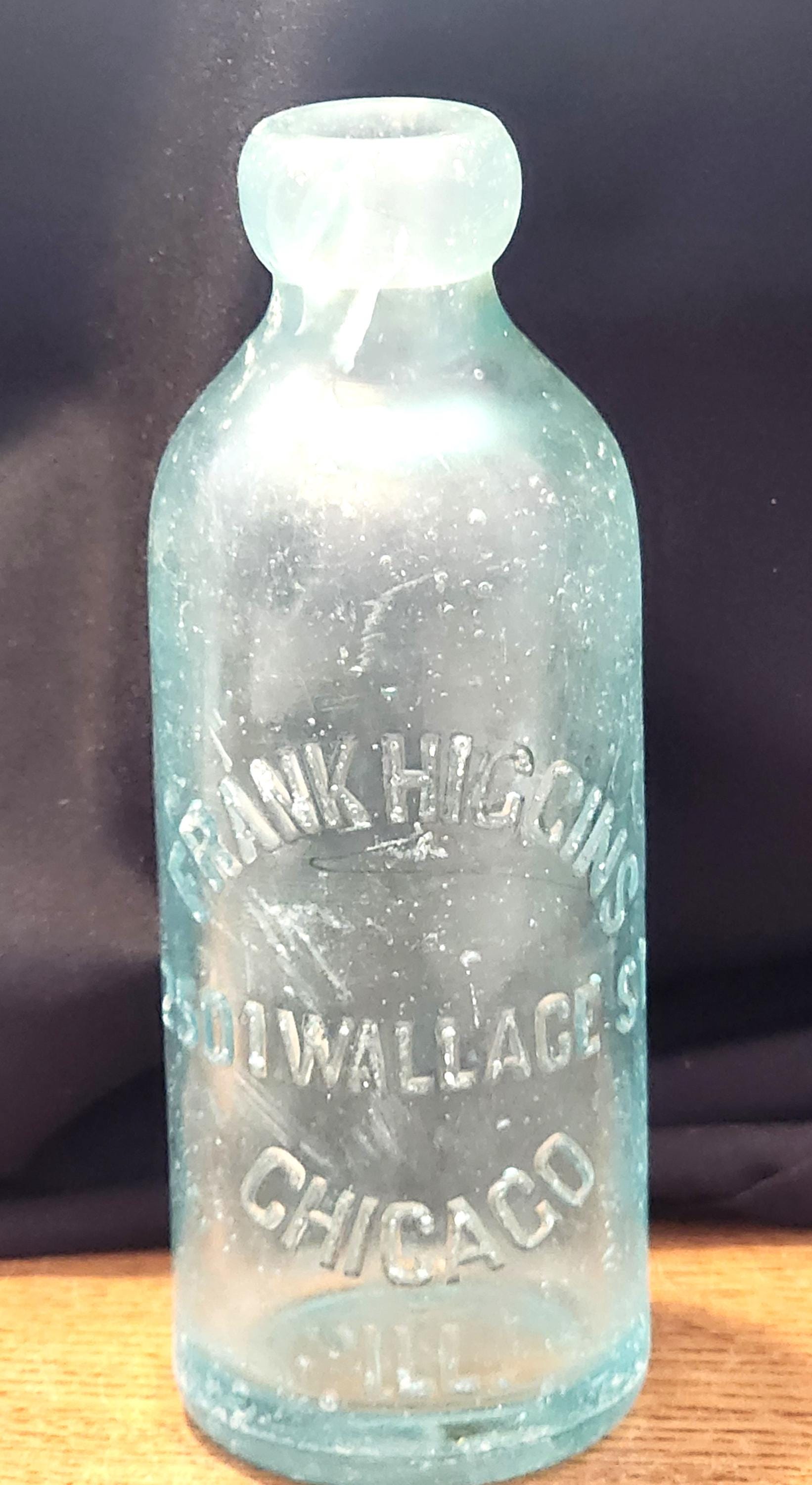 Vintage 1900's Frank Higgins Chicago IL Soda Bottle - Etsy