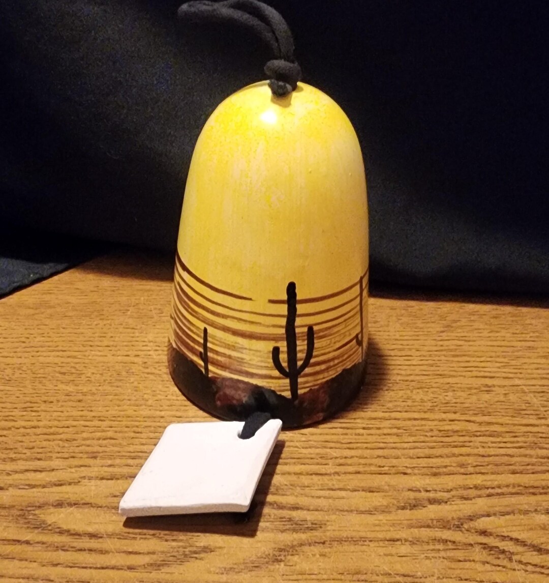 Vintage Southwest Native Desert Wind Chime Hand Painted - Etsy
