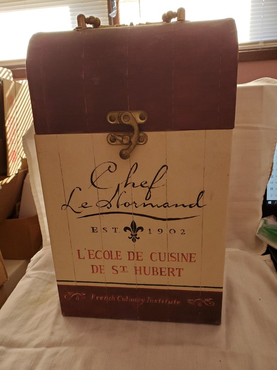 Vintage Locking Wine Box | Etsy