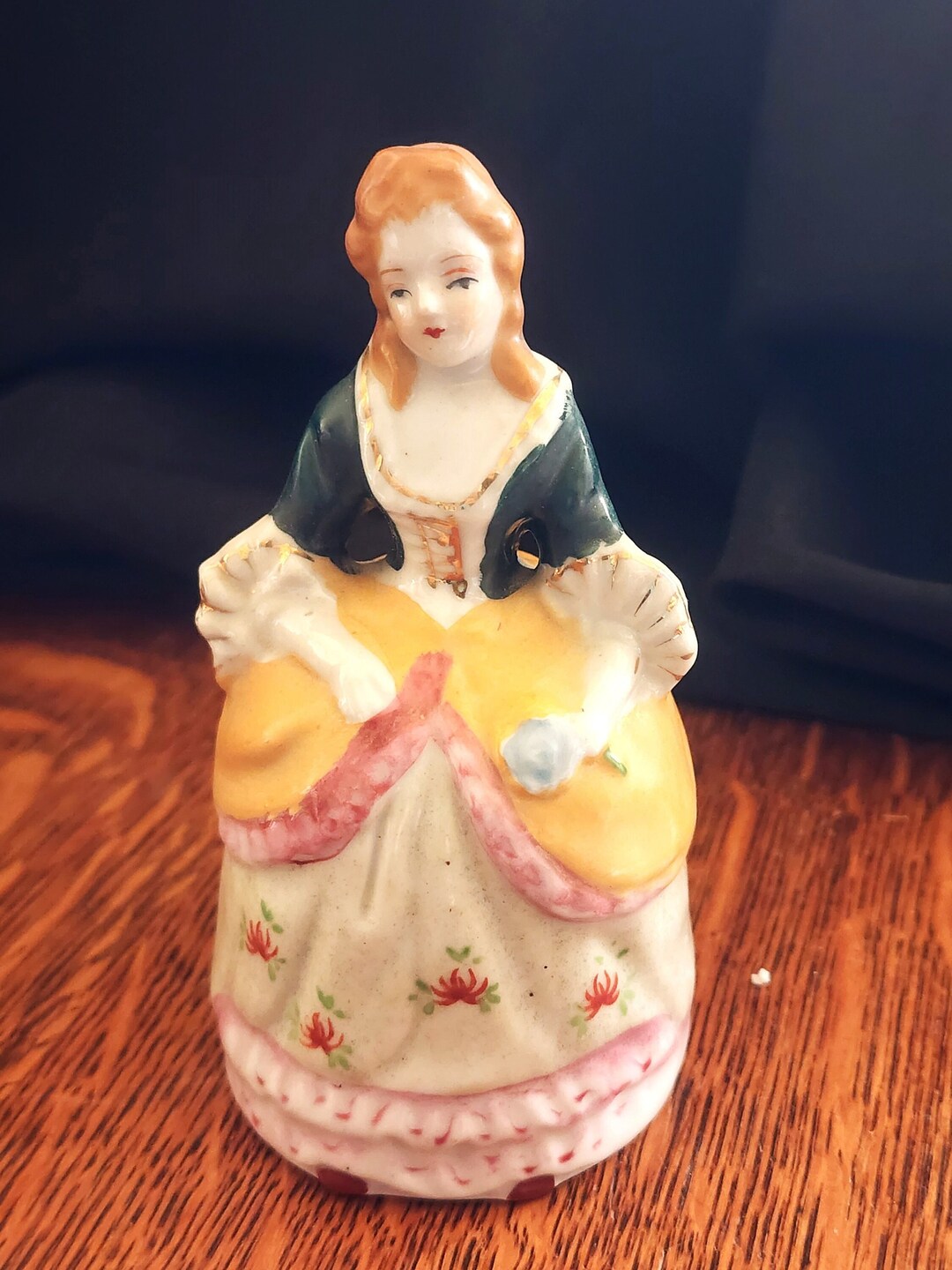 Vintage Porcelain Lady Bell Japan - Etsy