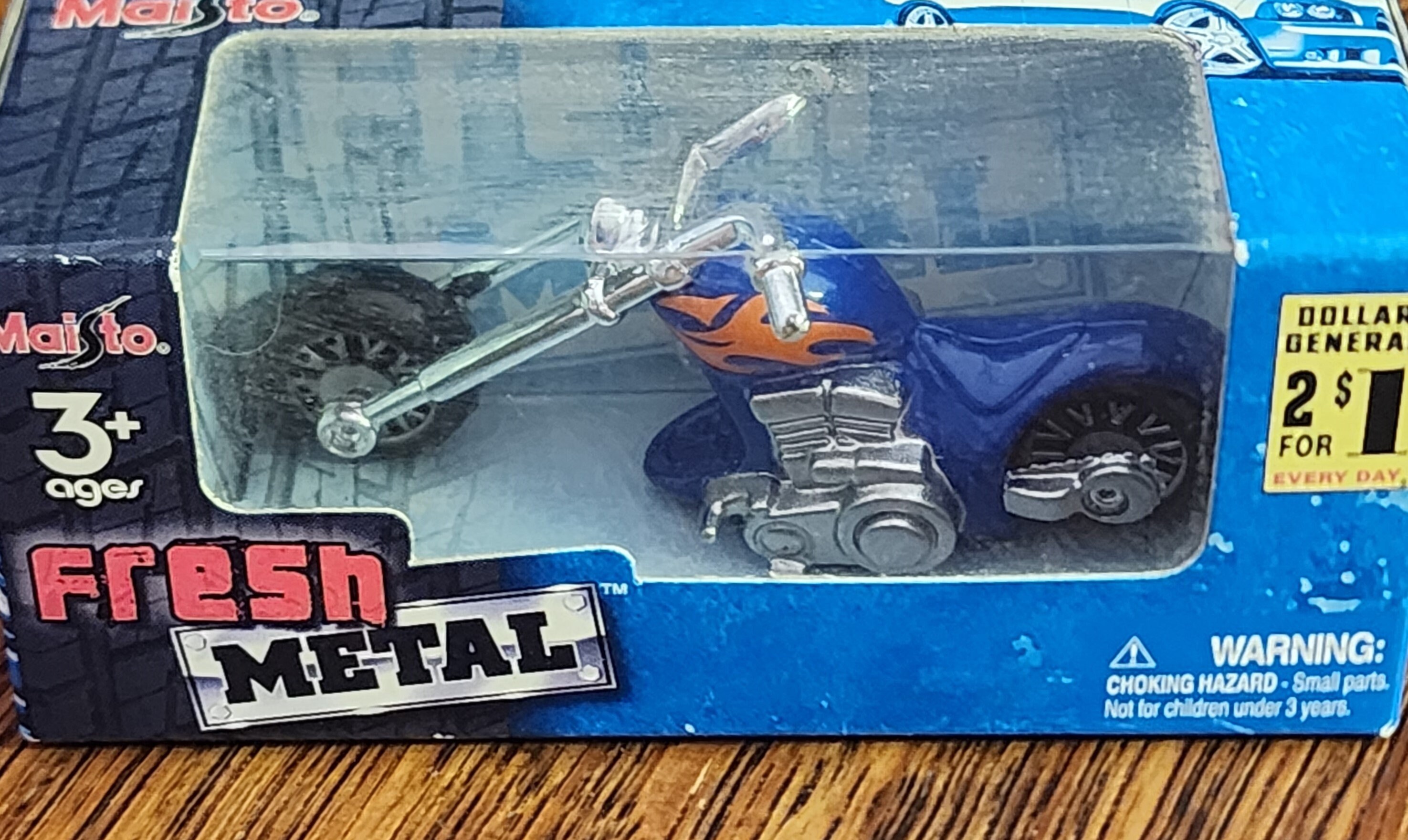 Vintage Maisto Fresh Metal Blue Chopper - Etsy
