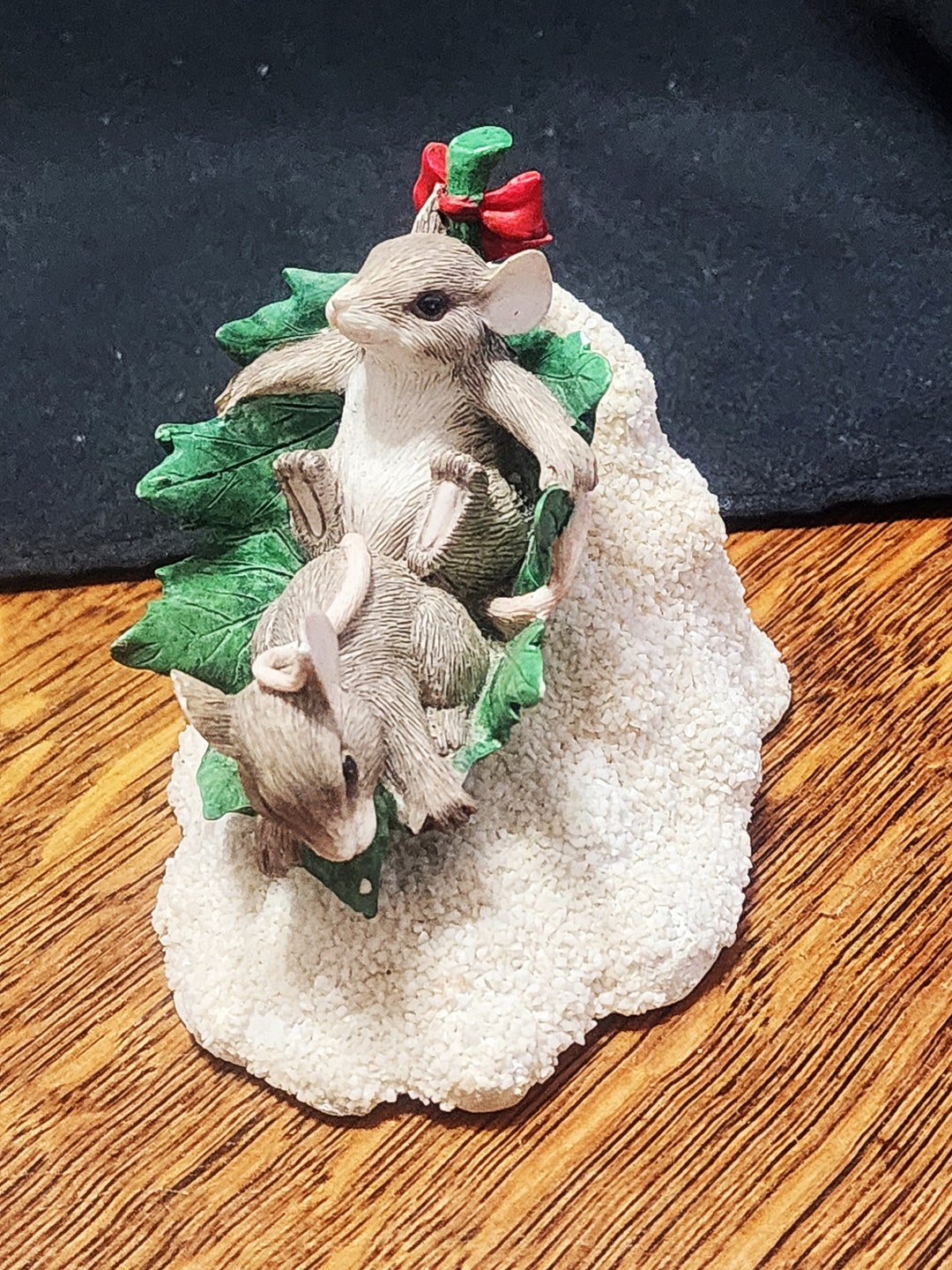 Vintage Mice in Snowy Tree - Etsy