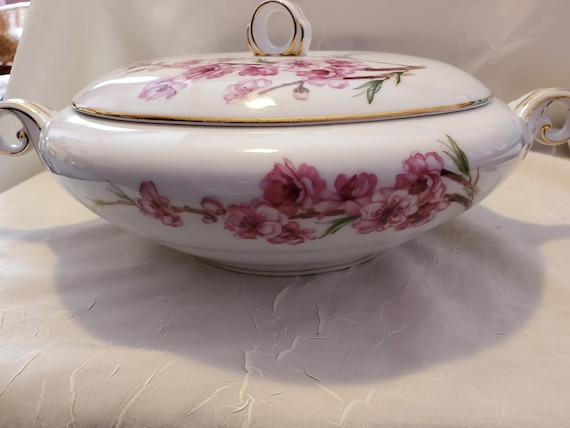 Vintage Japanese Sone Co China Serving Dish With Handles Lid | Etsy