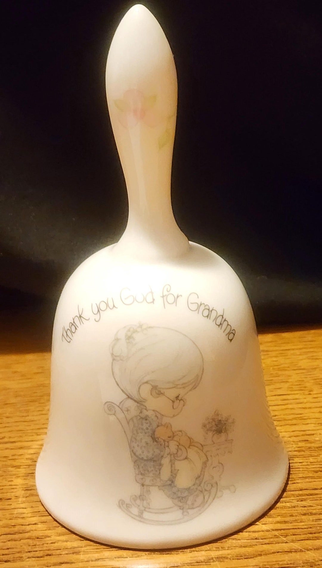 Vintage Precious Moments Bell Thank God for Gardens - Etsy