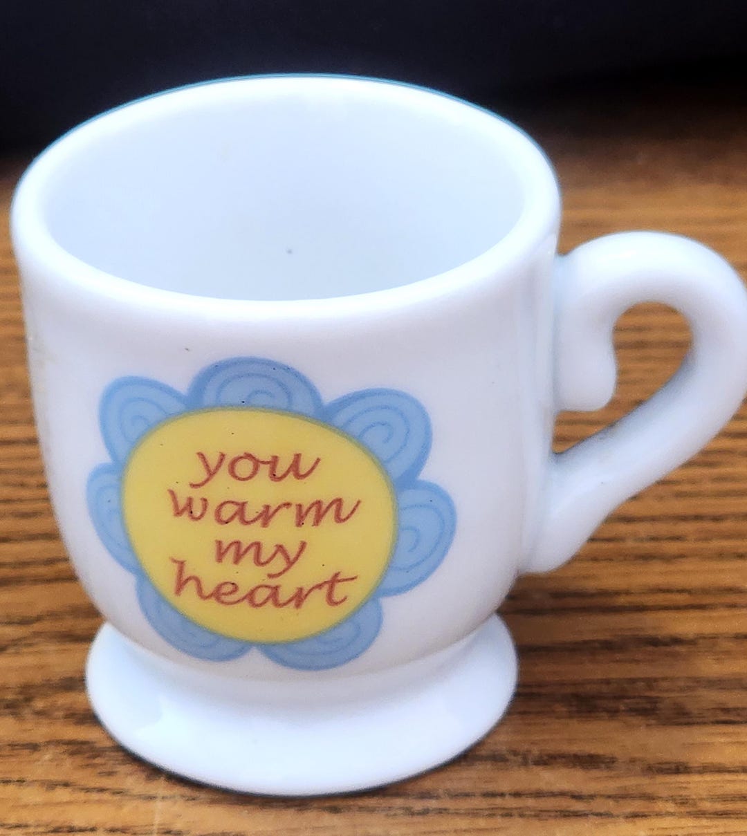 Vintage Miniature Ceramic Cup - Etsy