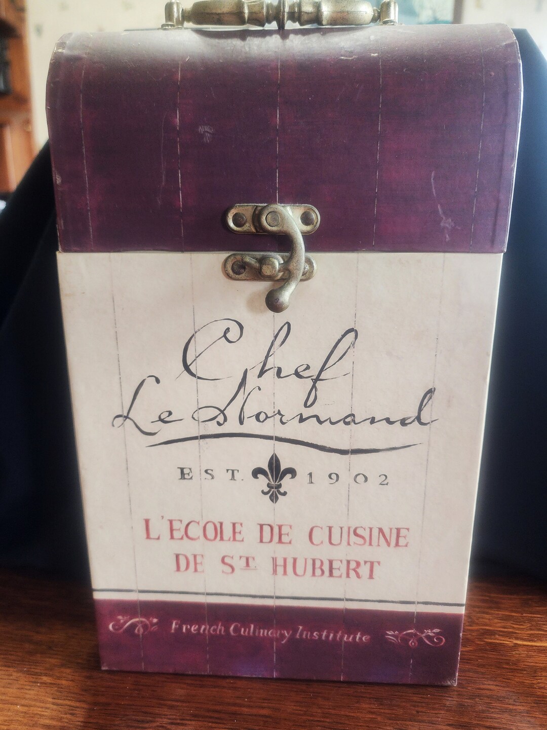 Vintage Locking Wine Box - Etsy