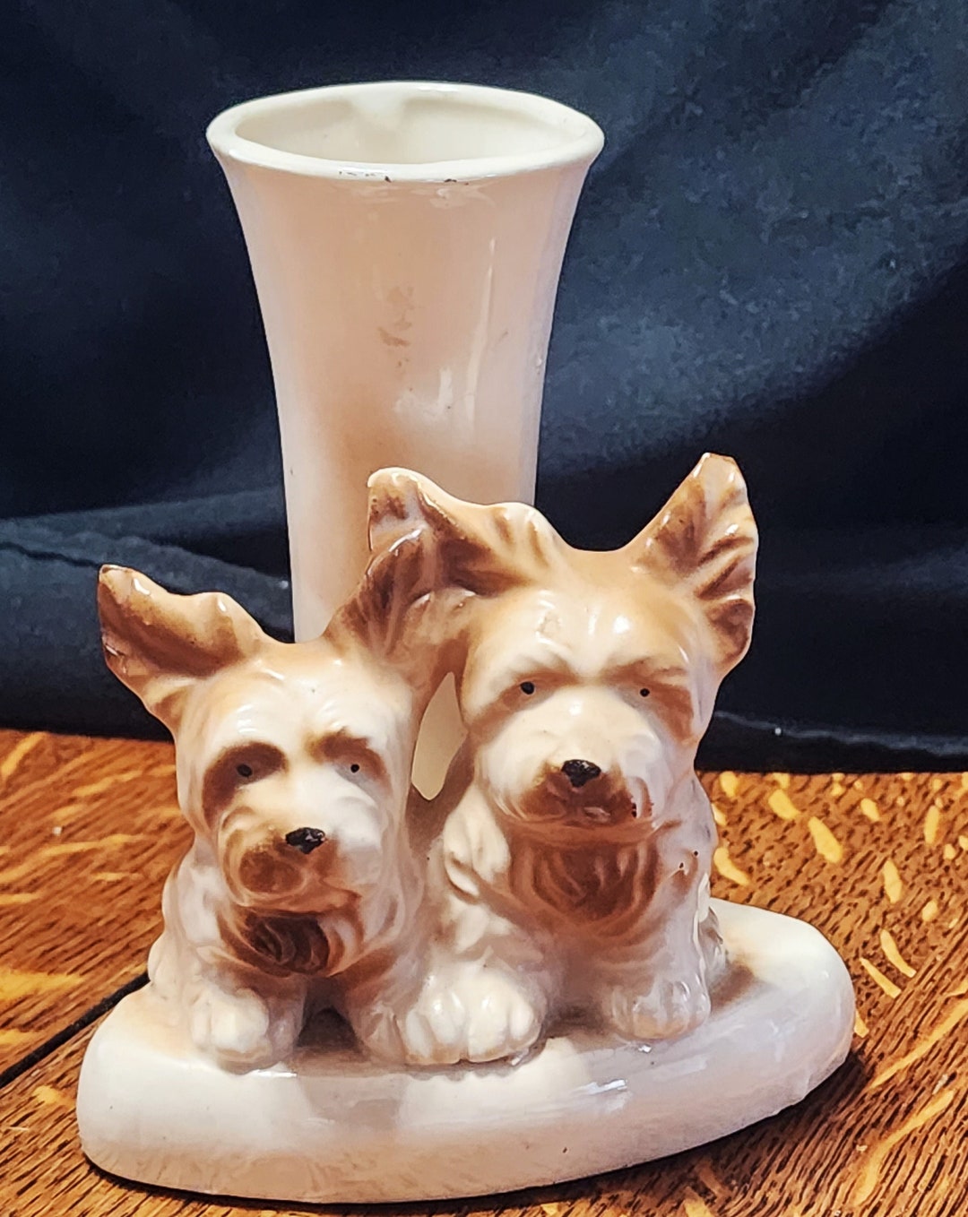 Vintage 6" Scotty Dogs Vase Porcelain Japan 1930's - Etsy