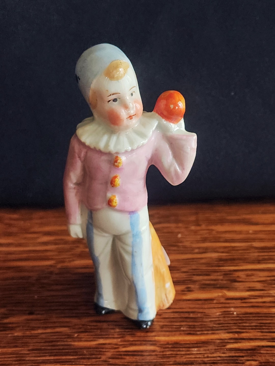 Vintage Porcelain Clown - Etsy