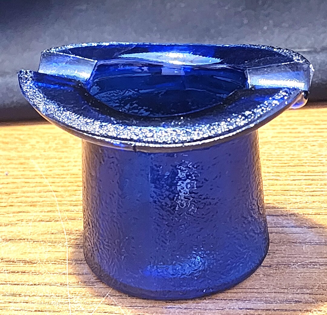 Vintage Lowell Cobalt Blue Hand Cream Jar Used as Toothpick Holder - Etsy