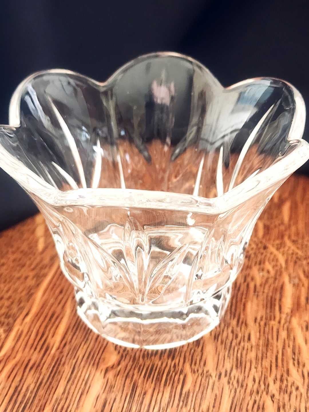 Vintage Glass Tulip Bowl - Etsy