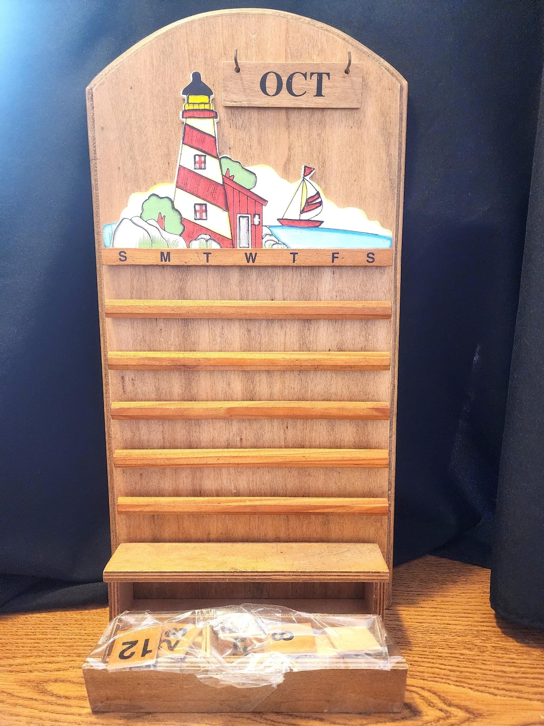 Vintage Perpetual Nautical Wall Calendar - Etsy
