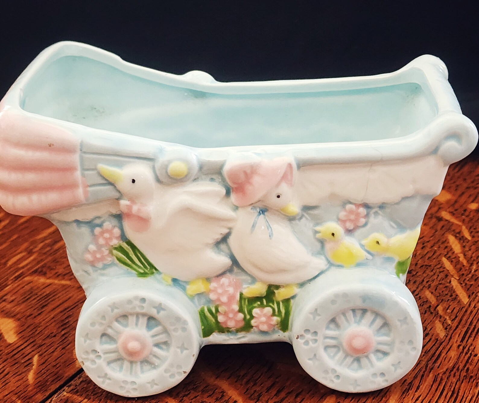 Vintage 1985 Inarco Blue Buggy Planter - Etsy