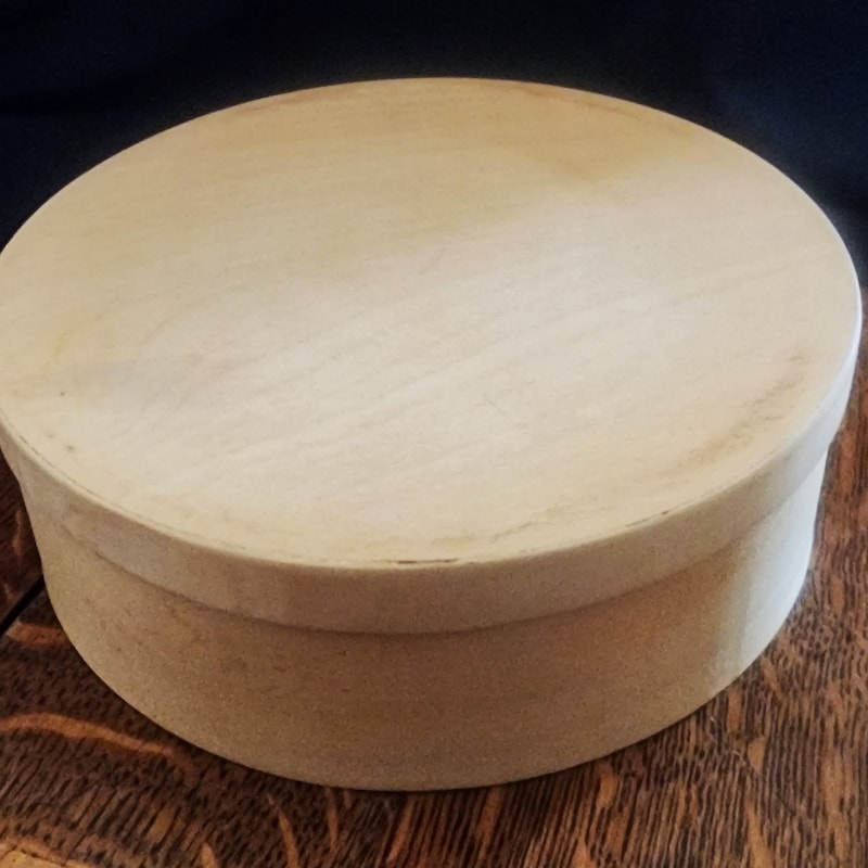 Round Wood Box - Etsy