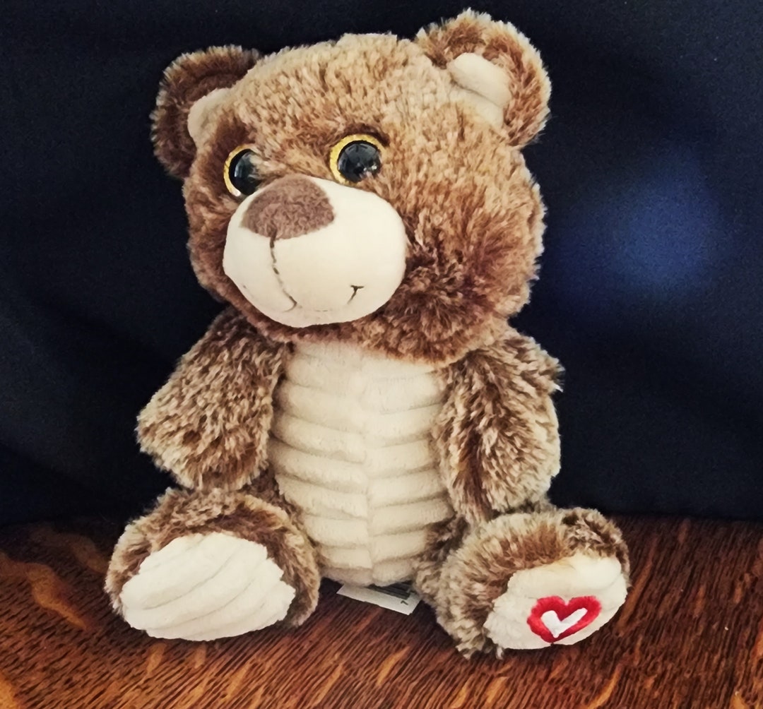Vintage Kelly Toy Soft Heart Bear - Etsy