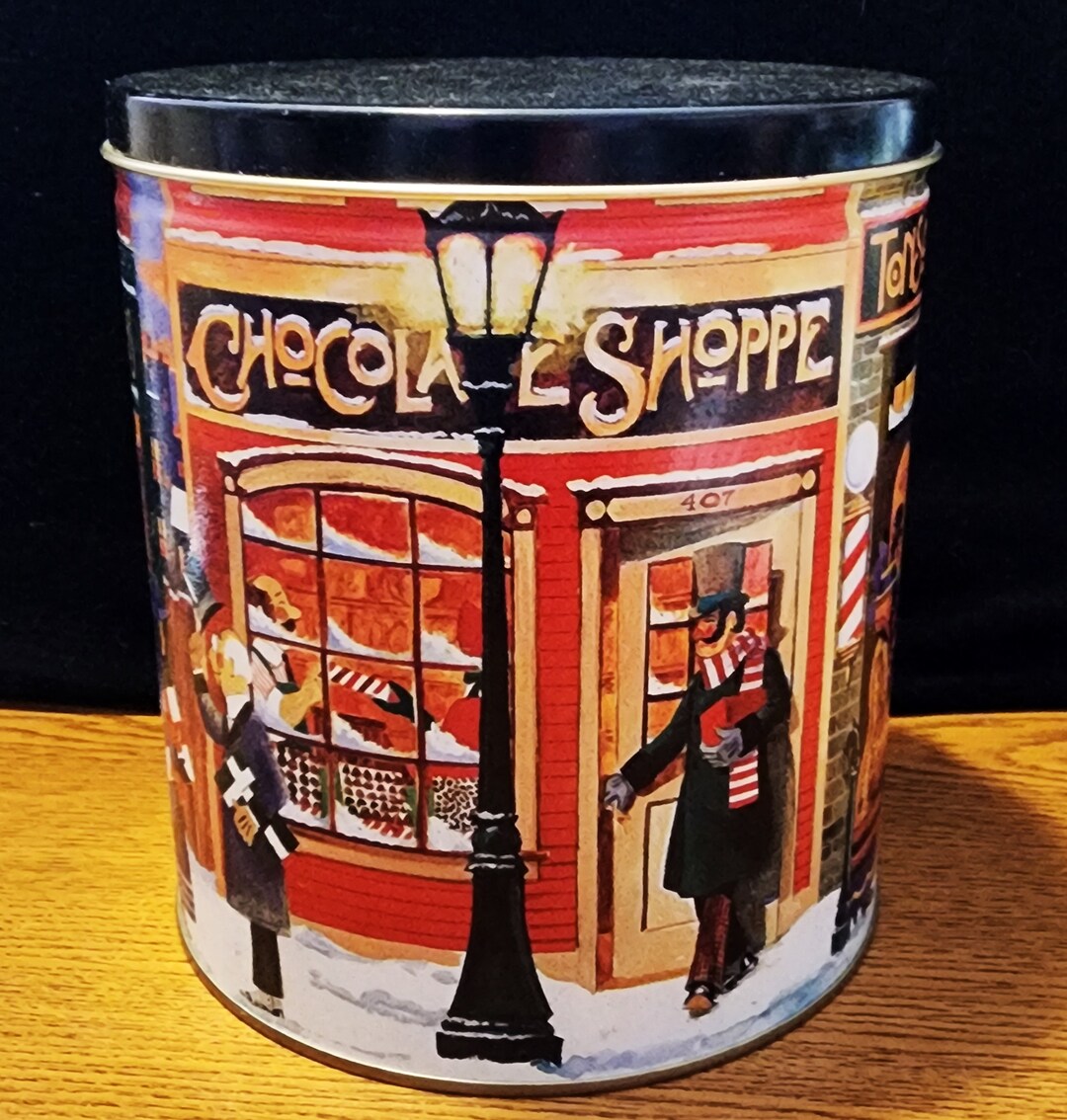 Vintage Hal Kattau 2001 Small Town Tin - Etsy