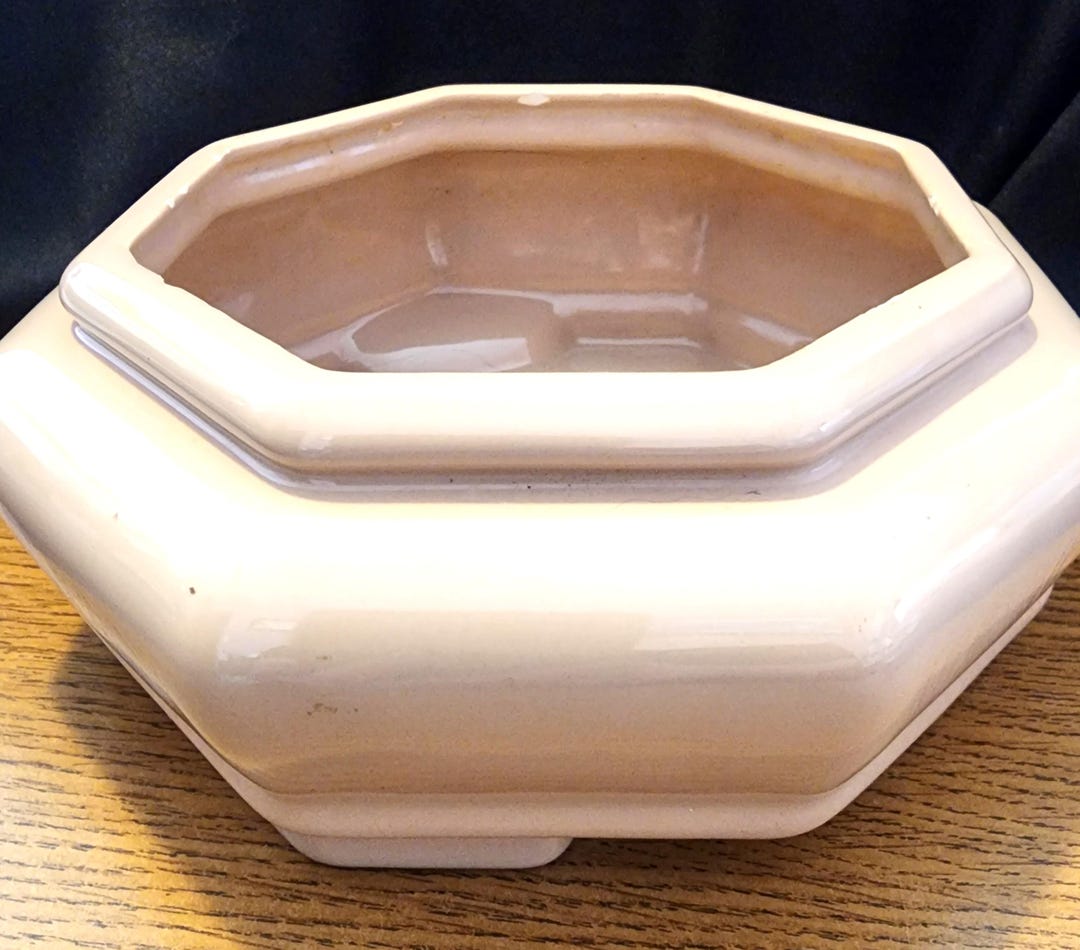 Vintage Haeger #4327 Tan Pot Planter - Etsy