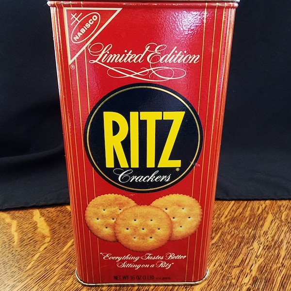Vintage Cracker Tin - Etsy