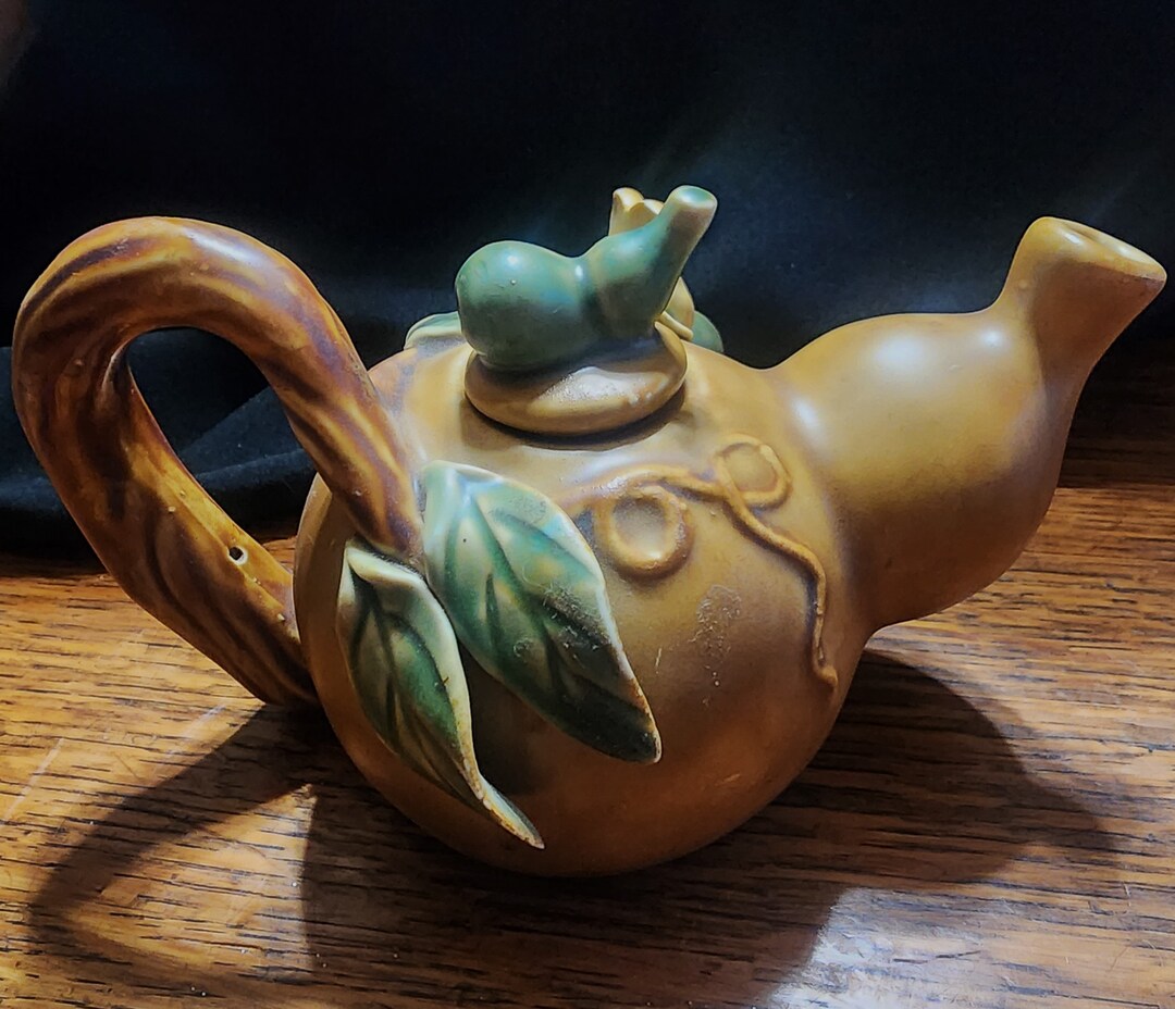 Vintage Unique Artist Made Tea Pot - Etsy