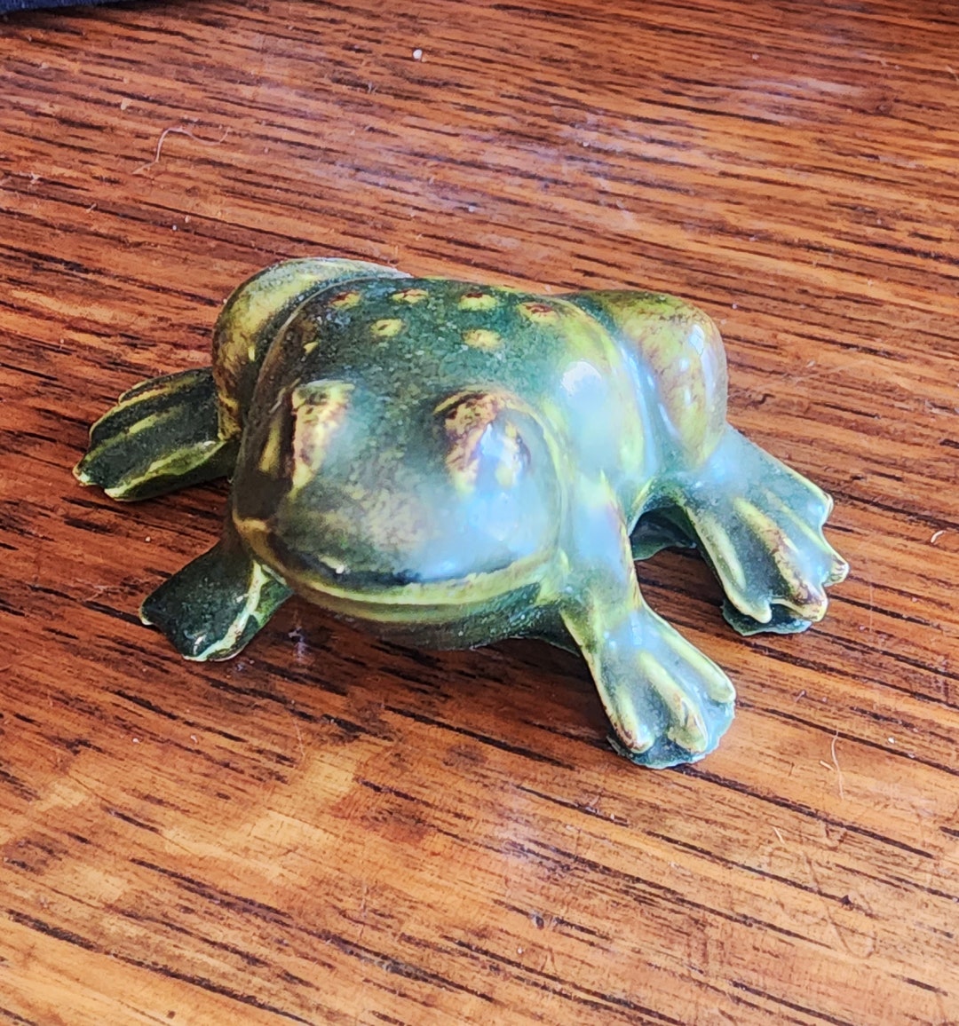 Vintage HIN Hand Painted Ceramic Toad - Etsy