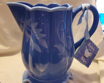 Light Blue Pitcher | Etsy