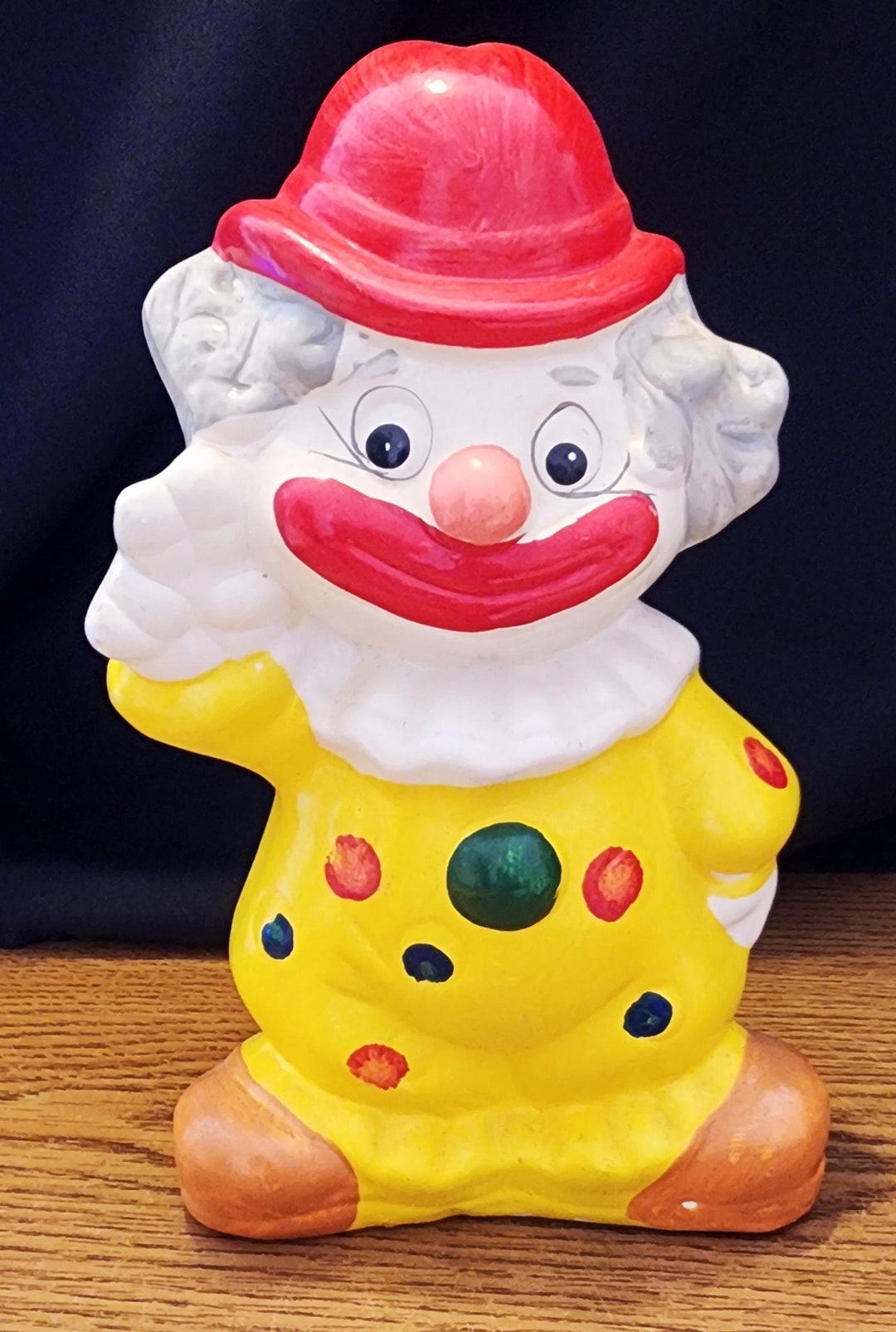 Vintage Clown Bank - Etsy