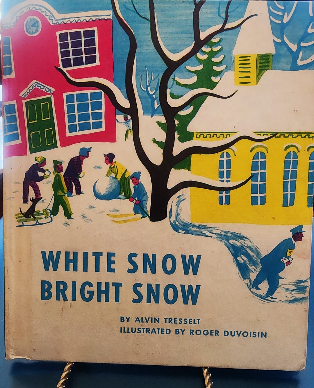 Vintage 1988 White Snow Bright Snow Alvin Tressault Hardcover - Etsy