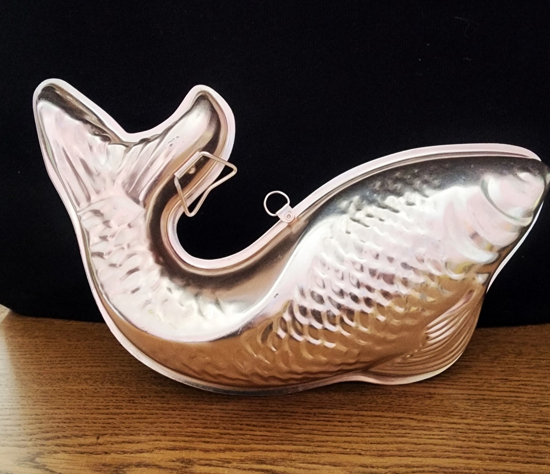 Vintage Copper Fish Jello Mold - Etsy