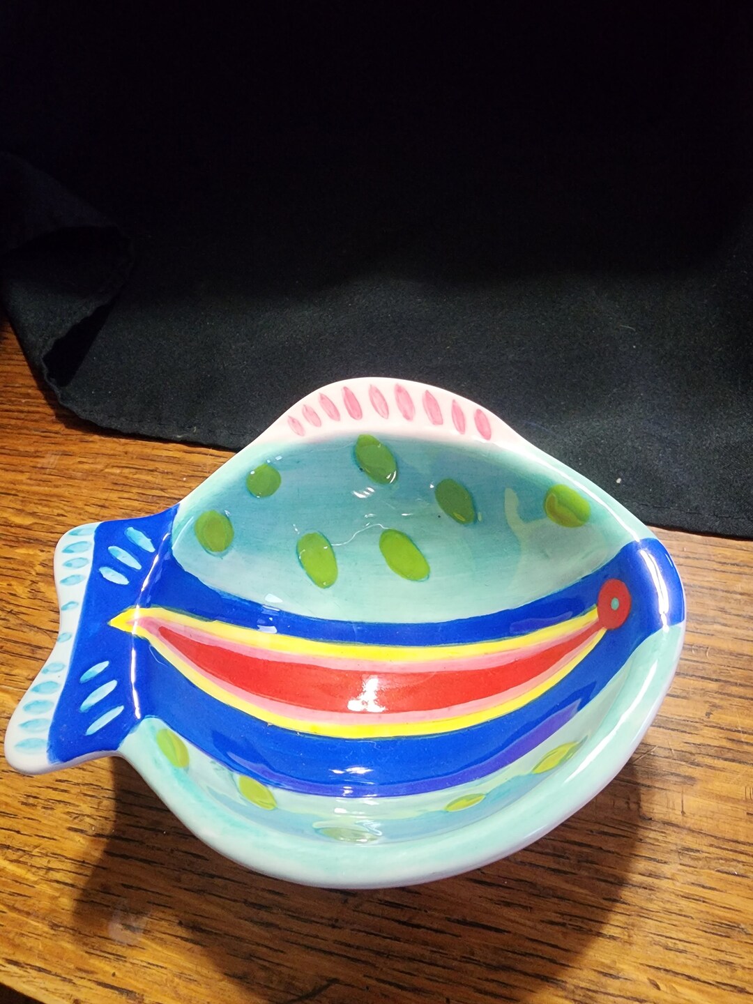 Vintage Ceramic Fish Bowl - Etsy