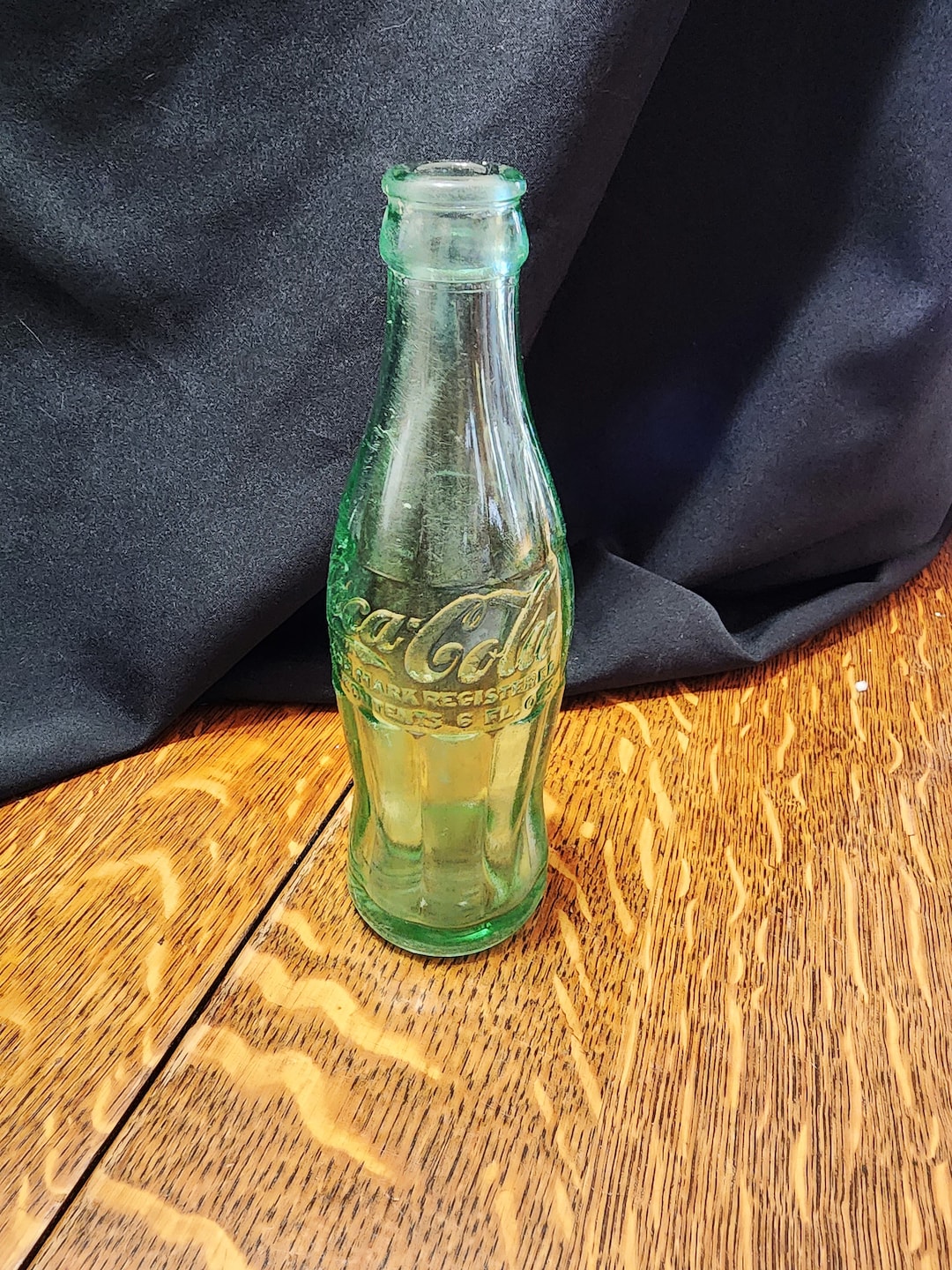 Vintage Blue Glass Coke Bottle - Chicago Illinois - Etsy