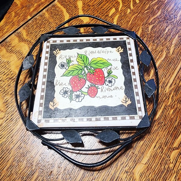 Metal Tile Trivet - Etsy