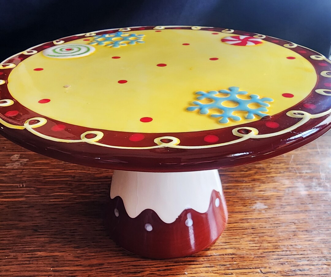 Vintage Decorative Cake Plate Porcelain - Etsy