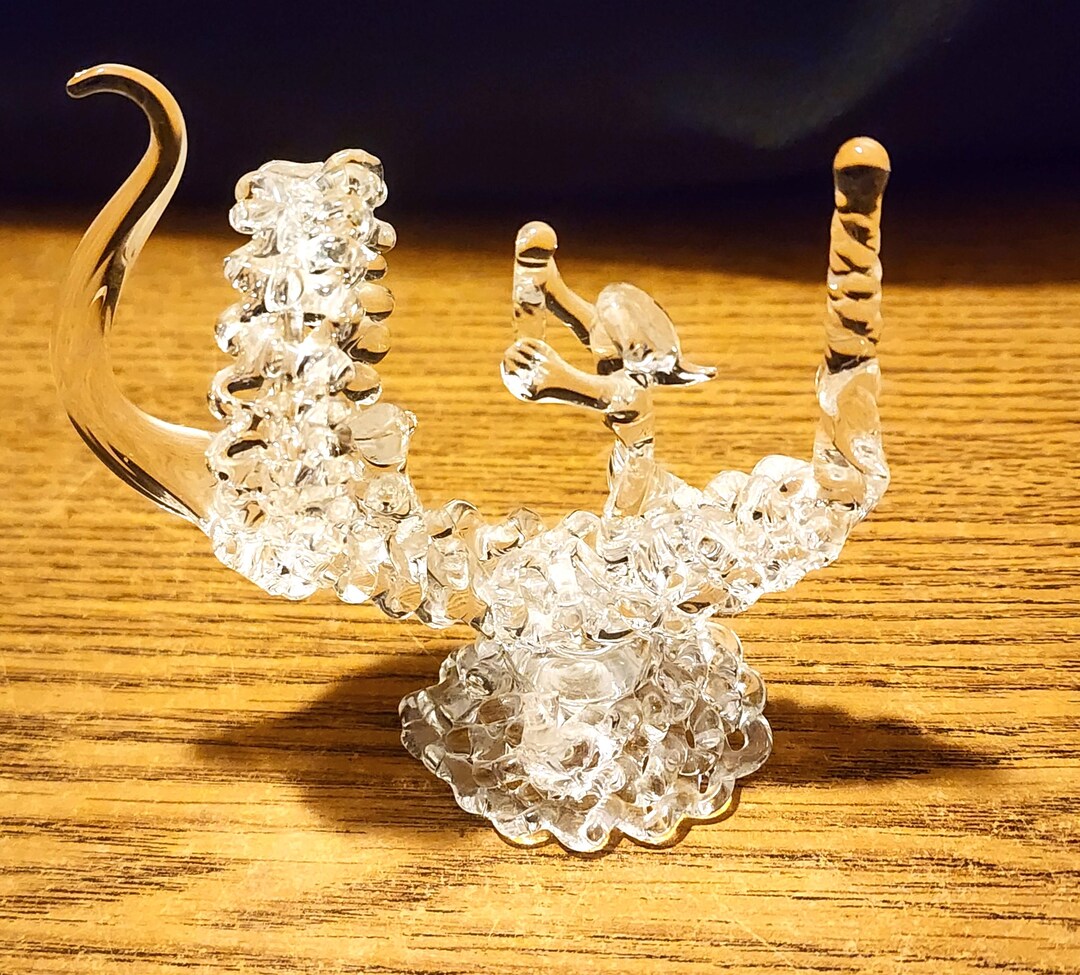 Vintage Blown Glass Sailing Ship With Captain - Etsy