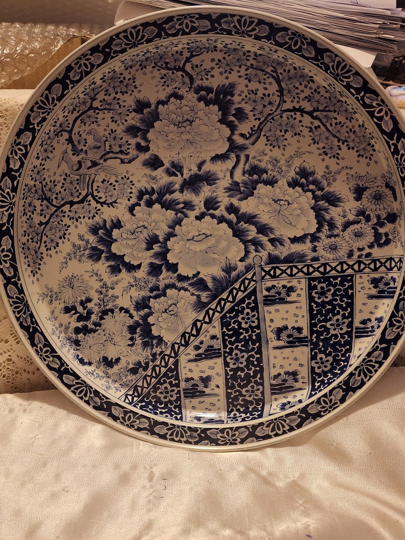 Vintage Ming Lithography in Metal - Etsy